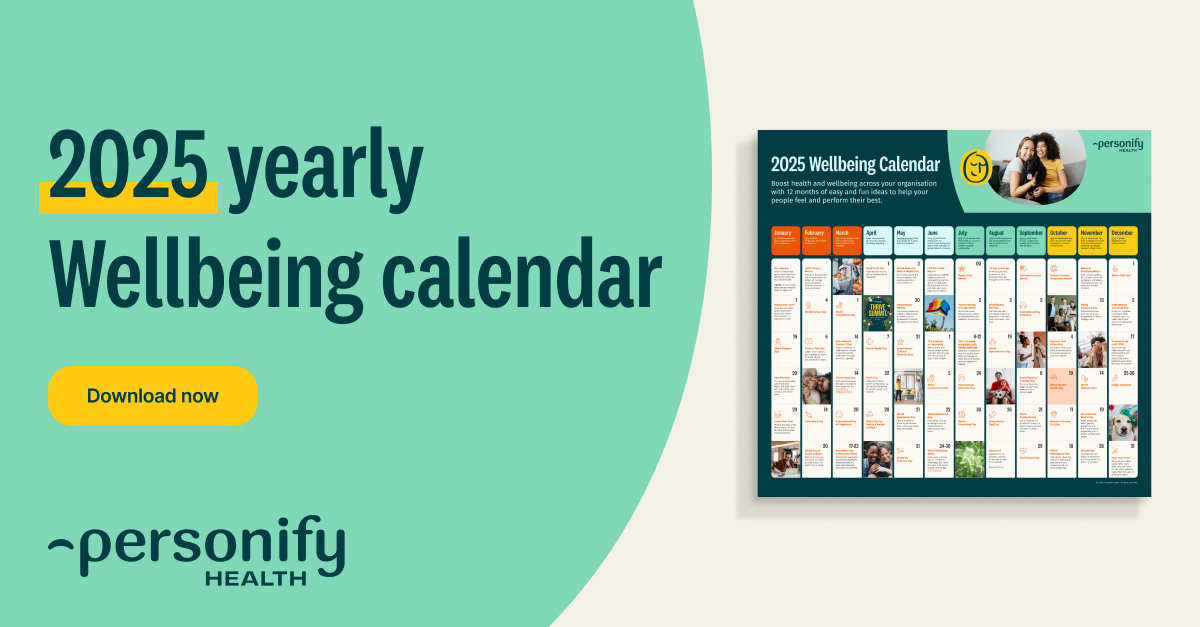 2025 Wellbeing Calendar